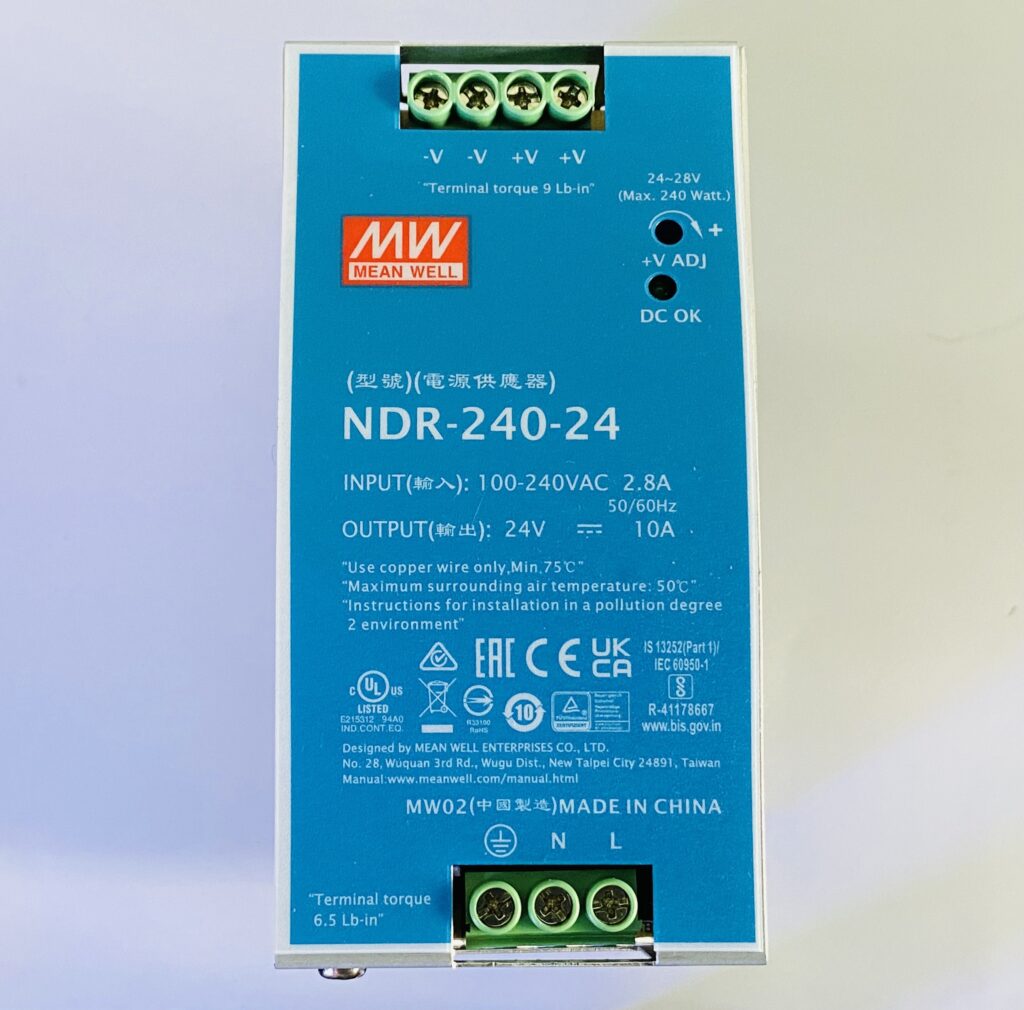 Nguồn Meanwell NDR-240-24 (240W/24V/10A) chính hãng